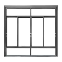 China R D Design Hanging Curtain Aluminum Windows for Verandas Sliding/Tilt and Turn Opening for sale
