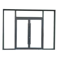 China Bathroom Glass Door Aluminium Alloy Spring Door for Custom Projects for sale
