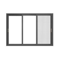 China R D Design Hanging Curtain Aluminum Windows for Verandas Sliding/Tilt and Turn Opening for sale