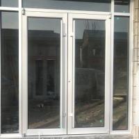 China Bathroom Glass Door Aluminium Alloy Spring Door for Custom Projects for sale
