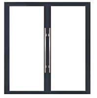China Sound Insulation Thermal Break Aluminum Alloy Spring Doors for sale