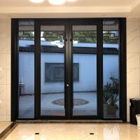 China Sound Insulation Thermal Break Aluminum Alloy Spring Doors for sale