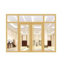 China Modern Colour Glass Doors for Waterproof Aluminium Balcony Spring Customization Options for sale