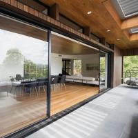 China Original of Waterproof Aluminum Patio Doors with 70mm Lift Sliding Mechanism for sale