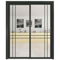 China High Energy Efficiency Aluminum Double Glass Lift And Sliding Doors With 10 Sealing Layers for sale