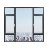 China SKATE Original Hardware Aluminum Soundproof Casement Window with Level 8 Air Tightness for sale