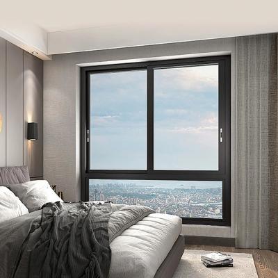 China Windows Double Glazing Sliding Windows with Heat Insulation Coefficient K value ≤2.1 for sale