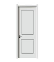 China Modern Design Style Processing Plastic Frame Soundproof UPVC  Doors For Bathroom for sale