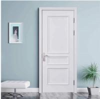 China Modern Design Style Processing Plastic Frame Soundproof UPVC  Doors For Bathroom for sale