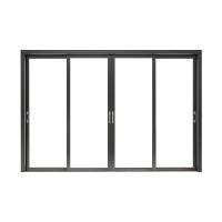 China Stainless Steel Screen Netting Hurricane Impact Aluminium Sliding Door for Living Room for sale