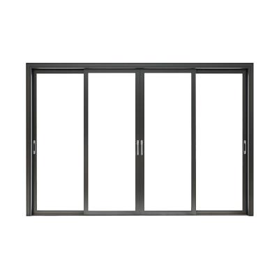 China Stainless Steel Screen Netting Hurricane Impact Aluminium Sliding Door for Living Room for sale