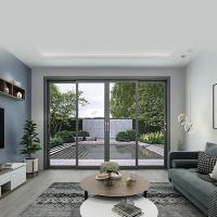 China Stainless Steel Screen Netting Hurricane Impact Aluminium Sliding Door for Living Room for sale