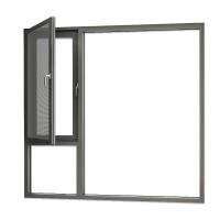 China Swing Open Style Aluminum Casement Windows with Screen Window Customized Design for sale
