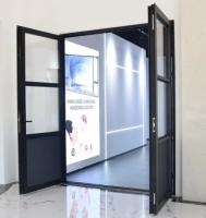 China Modern Exterior Security Waterproof Aluminum Alloy Casement Doors With 10 Sealing Layers for sale
