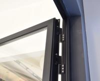 China Modern Exterior Security Waterproof Aluminum Alloy Casement Doors With 10 Sealing Layers for sale