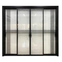 China 10 Layers Aluminum Stacking Double Glazed Lift And Double Tempered Glass Lift Sliding Doors for sale