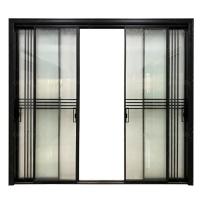 China 10 Layers Aluminum Stacking Double Glazed Lift And Double Tempered Glass Lift Sliding Doors for sale
