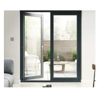 China Soundproof High Security Aluminum Casement Doors With 70mm Window Frame Width for sale