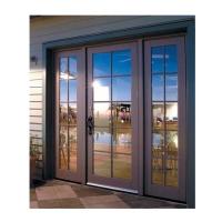 China Soundproof High Security Aluminum Casement Doors With 70mm Window Frame Width for sale
