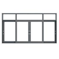 China Modern Bathroom Aluminum Slim Thermal Break Sliding Windows with Strong Designer Team for sale