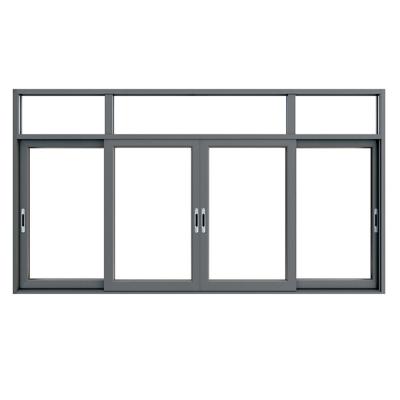 China Modern Bathroom Aluminum Slim Thermal Break Sliding Windows with Strong Designer Team for sale