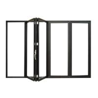 China Residential Bi-Folding Doors Aluminium Frame With Triplex Glass Option And 70mm Width for sale