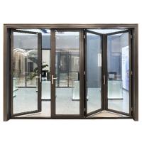 China Villa Main Entry Modern Design 1.4mm Aluminum Swing Casement Glass Door for Home Office for sale