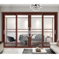 China Sliding Door with Durable Lift and Spectacular Performance in Aluminum Alloy Exterior for sale