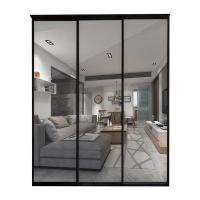 China Customizable Soundproof Aluminum Sliding Double Glass Doors With 10 Sealing Layers for sale