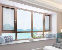 China Level 6 Water Tightness Aluminum Horizontal Open Casement Windows for Folding Screen for sale