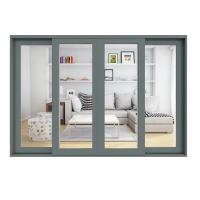 China Residential Aluminium Sliding Doors With Thermal Break And Stainless Steel Screen for sale