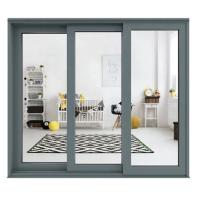China Residential Aluminium Sliding Doors With Thermal Break And Stainless Steel Screen for sale