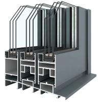 China Residential Aluminium Sliding Doors With Thermal Break And Stainless Steel Screen for sale