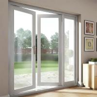 China 35dB Sound Insulation Coefficient Aluminum Alloy Casement Doors With 10 Sealing Layers for sale