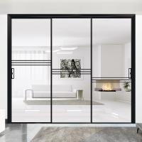 China Aluminum Sliding Windows with Muntins and 8-Way Seal Stainless Steel Screen Netting for sale