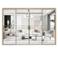 China Aluminum Sliding Windows with Muntins and 8-Way Seal Stainless Steel Screen Netting for sale
