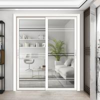 China European Style Thermal Break Aluminum Sliding Glass Doors with Triplex Glass Upgrade for sale