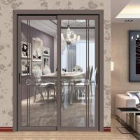 China European Style Thermal Break Aluminum Sliding Glass Doors with Triplex Glass Upgrade for sale