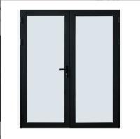 China 35dB Sound Insulation Thermal Break Aluminum Casement Doors With 10 Sealing Layers for sale