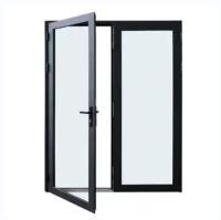 China 35dB Sound Insulation Thermal Break Aluminum Casement Doors With 10 Sealing Layers for sale