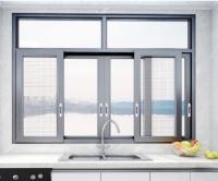 China Modern Design Air Tightness Level 8 House Aluminum Glass Sliding Windows at Affordable for sale