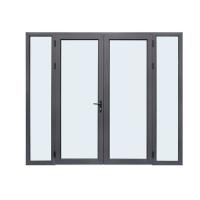 China 35dB Sound Insulation Thermal Break Aluminum Casement Doors With 10 Sealing Layers for sale