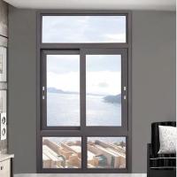 China Modern Design Air Tightness Level 8 House Aluminum Glass Sliding Windows at Affordable for sale