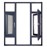 China Folding Screen Project Aluminum Casement Windows with European Standard Safety Opening for sale