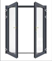 China Minimalist Design Waterproof Aluminum Alloy Casement Doors For Swing Opening Method for sale
