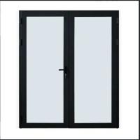 China Minimalist Design Waterproof Aluminum Alloy Casement Doors For Swing Opening Method for sale