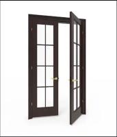 China Minimalist Design Waterproof Aluminum Alloy Casement Doors For Swing Opening Method for sale