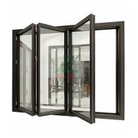 China Modern Design Aluminum Folding Casement Windows with Horizontal Opening Pattern for sale
