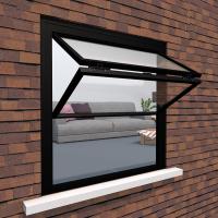 China Modern Design Aluminum Folding Casement Windows with Horizontal Opening Pattern for sale