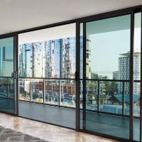 China Energy Residential Sliding Door with 1.4mm Aluminum Wall Thickness and Thermal Break for sale